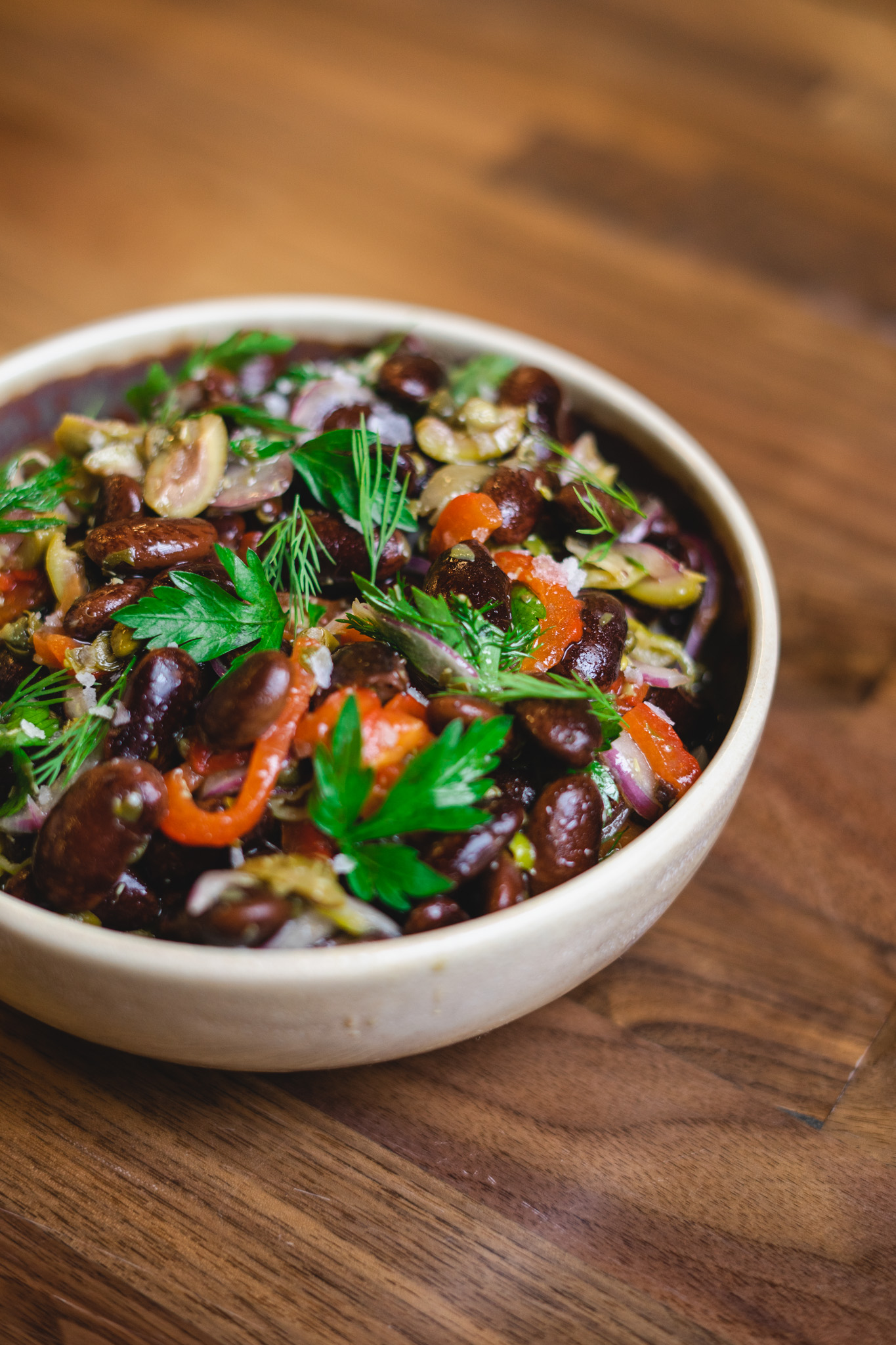 Zesty Bean Salad - Katie Button